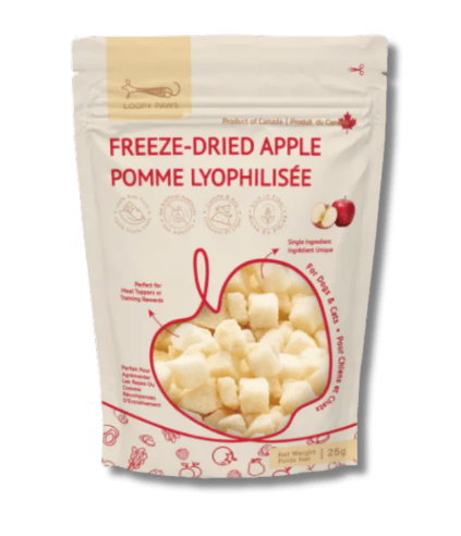 Loopy Paws Freeze-Dried Fruity Crunchy Apple 25g – Discover Dogs